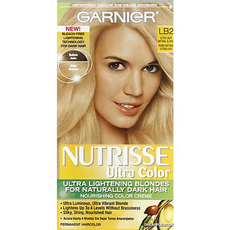 Garnier Nutrisse Ultra Color Nourishing Hair Color Creme Lb2 Ultra