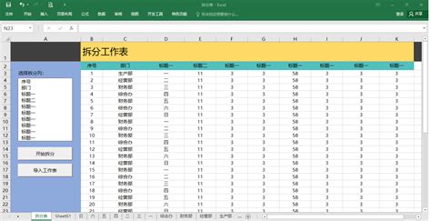 Excel 工作表如何拆分,教你这样做,轻轻松松实现分表 正数办公 Excel 工作表如何拆分,教你这样做,轻轻松松实现分表 正数办公