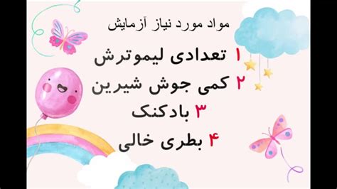 جوش شیرین و بادکنک