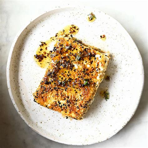 Fried Feta With Sesame And Spicy Honey Recipe On Food52