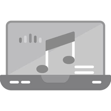 Laptop Generic Grey Icon