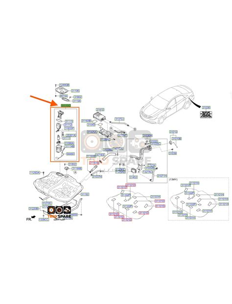 طرمبة بنزين مع العوامة هونداي سوناتا 2011 2015 311103r100