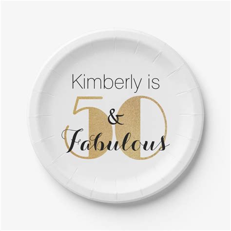 50 And Fabulous Gold Personalized Birthday Party Artofit