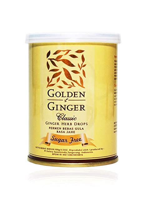 Sunny Ville Golden Ginger Herb Drops Classic Sugar Free 100 Gram 3