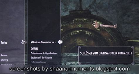 Shaana The Elder Scrolls 5 Skyrim Mzulft Schlüssel