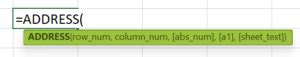 ADDRESS Function In Excel Formula Examples How To Use