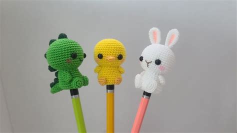 손뜨개인형 연필장식 공통부분 입니다~ 크로셰 코스터 패턴 크로셰인형 크로셰 패턴