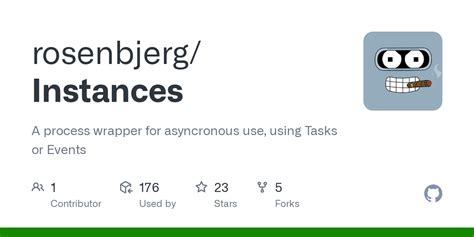 Github Rosenbjerg Instances A Process Wrapper For Asyncronous Use Using Tasks Or Events
