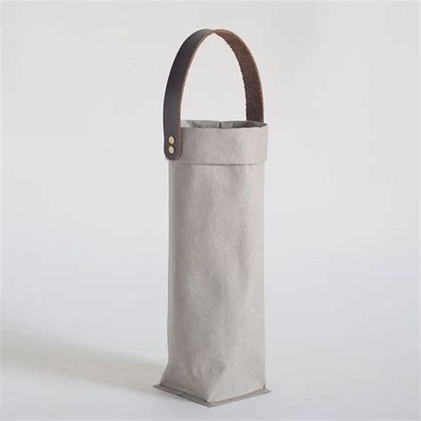 Sac à vin en papier kraft lavé refroidisseur de bouteille simple et