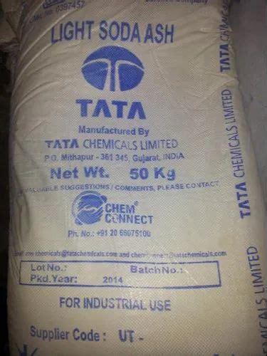 White Soda Ash Light Khara Soda Powder Bag 50kg At Rs 1200bag In