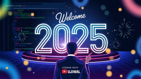 🤩 Happy New Year 2025 Text Animation Effects On Hover Coding With