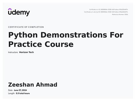 Finished Python Course With A Certificate Zeeshan Ahmad Posted On The Topic Linkedin