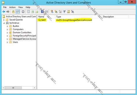 Group Managed Service Accounts Gmsa Technetaz