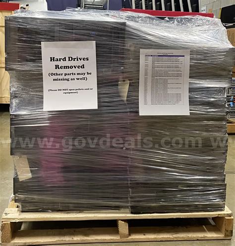 Lot Of 39 Servers And Storage Arrays Hard Drives Removed 391 1 Govdeals