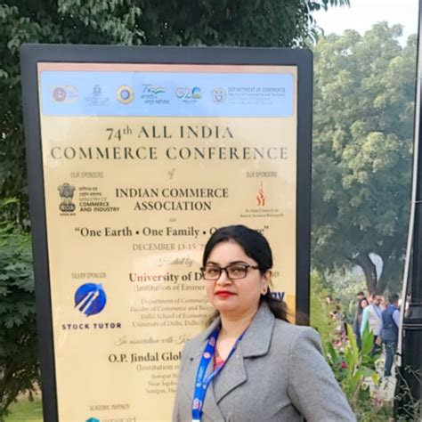 Kumari Neelam Senior Research Fellow Phd Department Of Commerce Research Profile