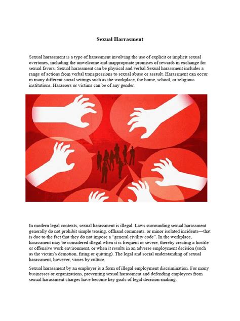 Sexual Harrasment Labour Laws Project Pdf Sexual Harassment Injustice