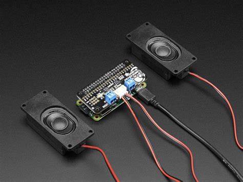 Adafruit I2s 3w Stereo Speaker Bonnet For Raspberry Pi Elmwood