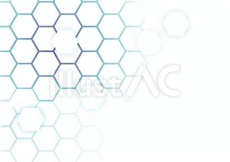 免费矢量 青のネットワーク六角形抽象背景素材