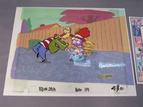 Ed Edd N Eddy Animation Cel And Background Wcoa Original Production