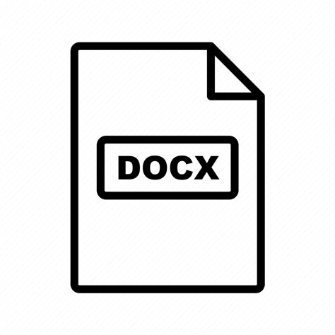 Docx File Format Icon Download On Iconfinder