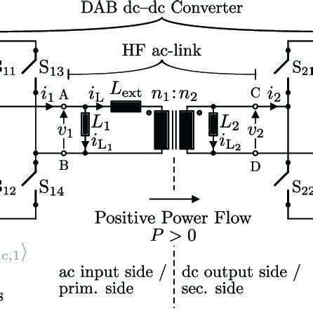 Schematic Of The Single Stage 1 S Single Phase Bidirectional Download Scientific Diagram