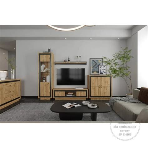 Полиця настінна гербор антарес Pol150 дуб тахо чорний — ціна 870 грн у каталозі Полиці Купити