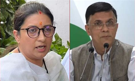Smriti Irani Sends Legal Notice To Congress Leaders Pawan Khera Jairam