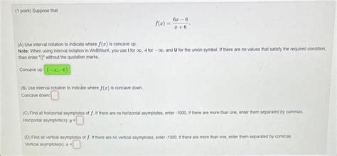 Solved F X X X A Use Interval Notation To Indicate Chegg