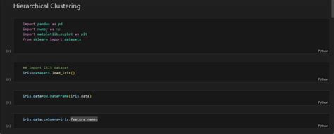 Machinelearning Datascience Hierarchicalclustering Irisdataset