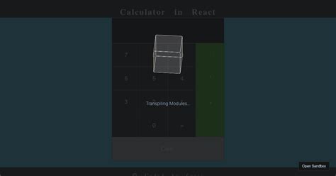 React Calculator Codesandbox React Calculator Codesandbox