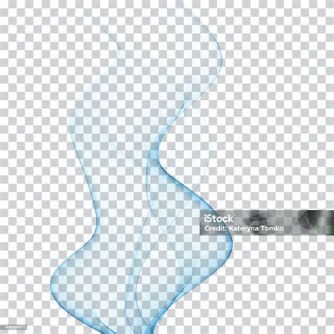 블루 반투명 스모키 추상파 바탕 화면에 대한 벡터 이미지입니다 신선도 하늘 바다 바다 물 투명 체스 배경입니다 가리기에 대한 스톡 벡터 아트 및 기타 이미지 Istock