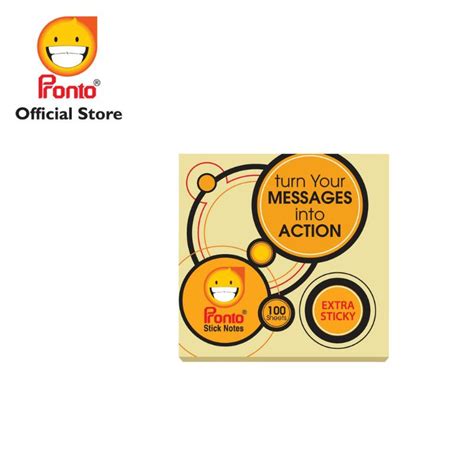 Jual Memo Stick Stick Note Kertas Memo Pronto 654 1pad Shopee