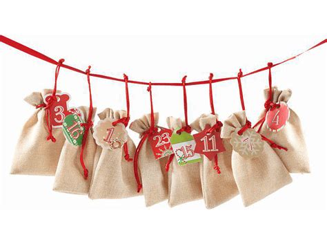 MAX BRINGMANN KG 63121 ADVENTSKALENDER SET BEUTEL IN JUTEOPTIK