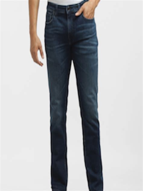 Buy Jack And Jones Men Blue Low Rise Light Fade Cotton Jeans Jeans For