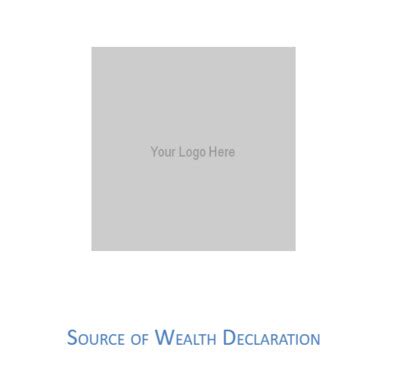 POLICYmonitor Source Of Wealth Declaration Form