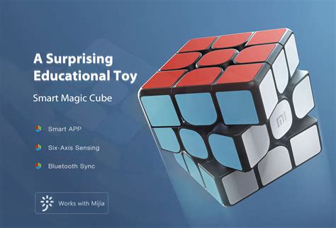 New Xiaomi Smart Magic Cube Bluetooth 5.0 Six-axis Sensor 3x3x3 Square ...