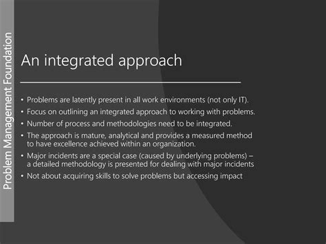Problem Management Foundation Analysing Ppt