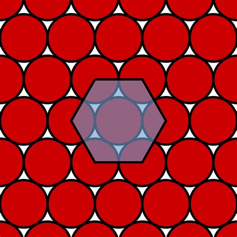 Geometry Why Is It Called Hexagonal And Not Triagonal Packing