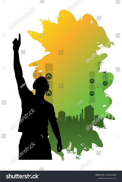 Party Background Dancing People Vector Illustration Stock Vector