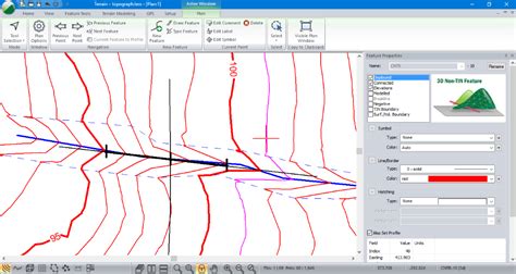 Design In The Profile Window Softree Technical Systems Support