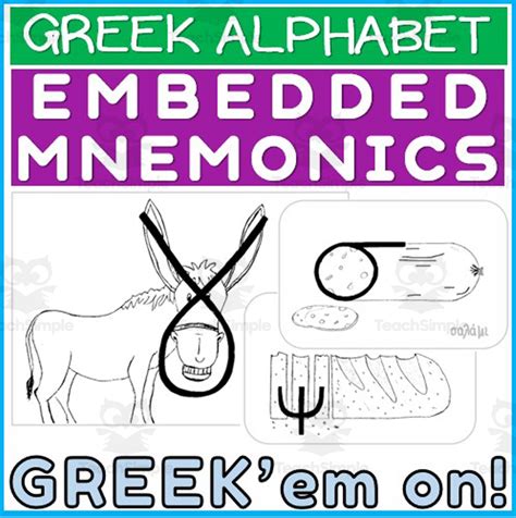 Greek Embedded Mnemonics Alphabet 3 By Teach Simple