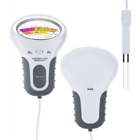 Testeur De Chlore Et Ph 2 En 1 Pc 102 Appareil De Test De Qualit De