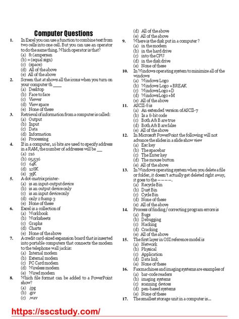 900 Computer Mcqs In English Pdf Pdf Computer Data Storage