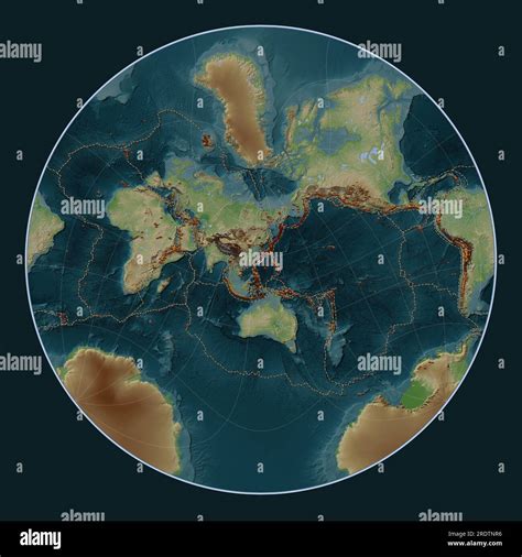 Okinawa Tectonic Plate On The Wiki Style Elevation Map In The Lagrange