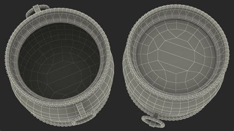 Antique Copper Cookware Collection 3d Model 39 3ds Blend C4d Fbx