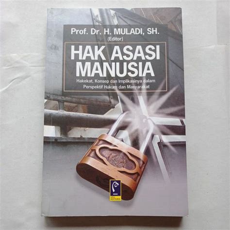 Jual Buku Original Hak Asasi Manusia Prof Dr Muladi Sh Shopee