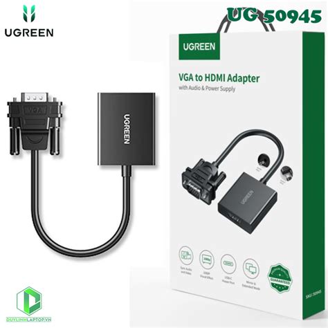 Cáp Chuyển Đổi Vga Sang Hdmiaudio Ugreen 50945