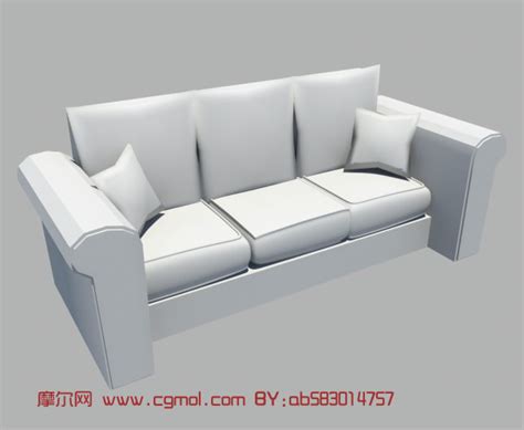 Maya简易沙发模型室内家具模型下载 摩尔网cgmol