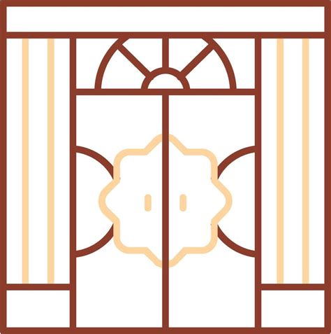 Entrance Line Two Color Icon 37829499 Vector Art At Vecteezy