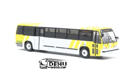 Autobús A Escala 1 87 Tmc Rts Transit Bus 1999 Dallas Dart Blanco